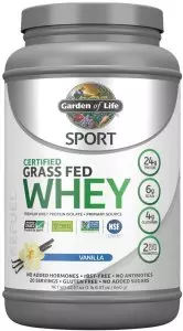 Grass-Fed Whey Garden of Life, cea mai bună pudră proteică