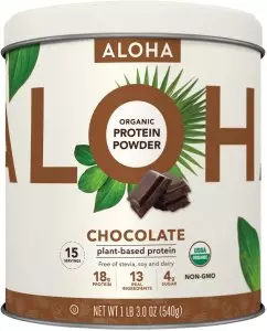 I-ALOHA Plant-based Protein Powder (Ushokoledi), ama-protein powders angcono kakhulu