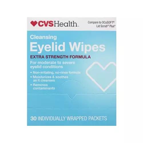CVS Health Akukho Rinse Eyelid Wipes