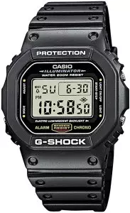g sjokkklokker: Casio G-Shock Quartz Watch for menn (modell: DW5600E-1V)