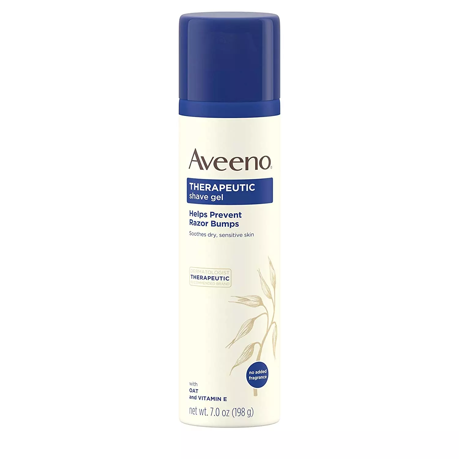 Gel de afeitado terapéutico Aveeno; mellor crema de afeitar para pel sensible