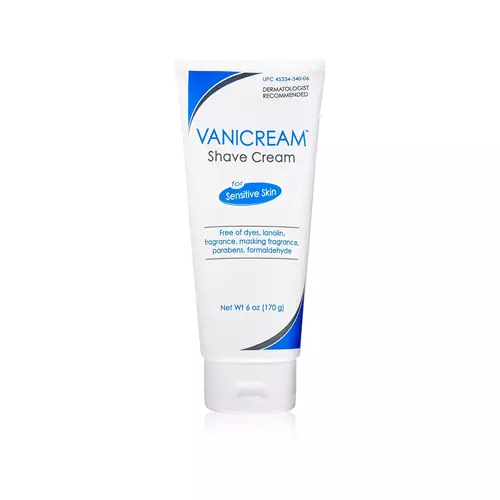 Vanicream Shave Cream; cream bora ya kunyoa kwa ngozi nyeti