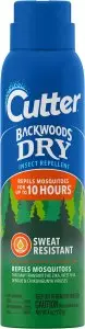 Cutter Backwoods Dry Insect Repellent - eng yaxshi hasharotlarga qarshi vosita
