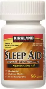 kirkland signature sleep aid, best yfir borðið svefnhjálp