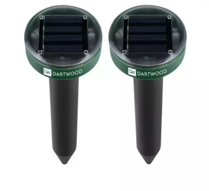 Dartwood Outdoor Solar Sonic Mole Repellent