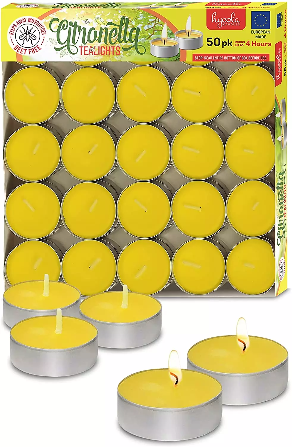 Свещи за чаени свещи Citronella