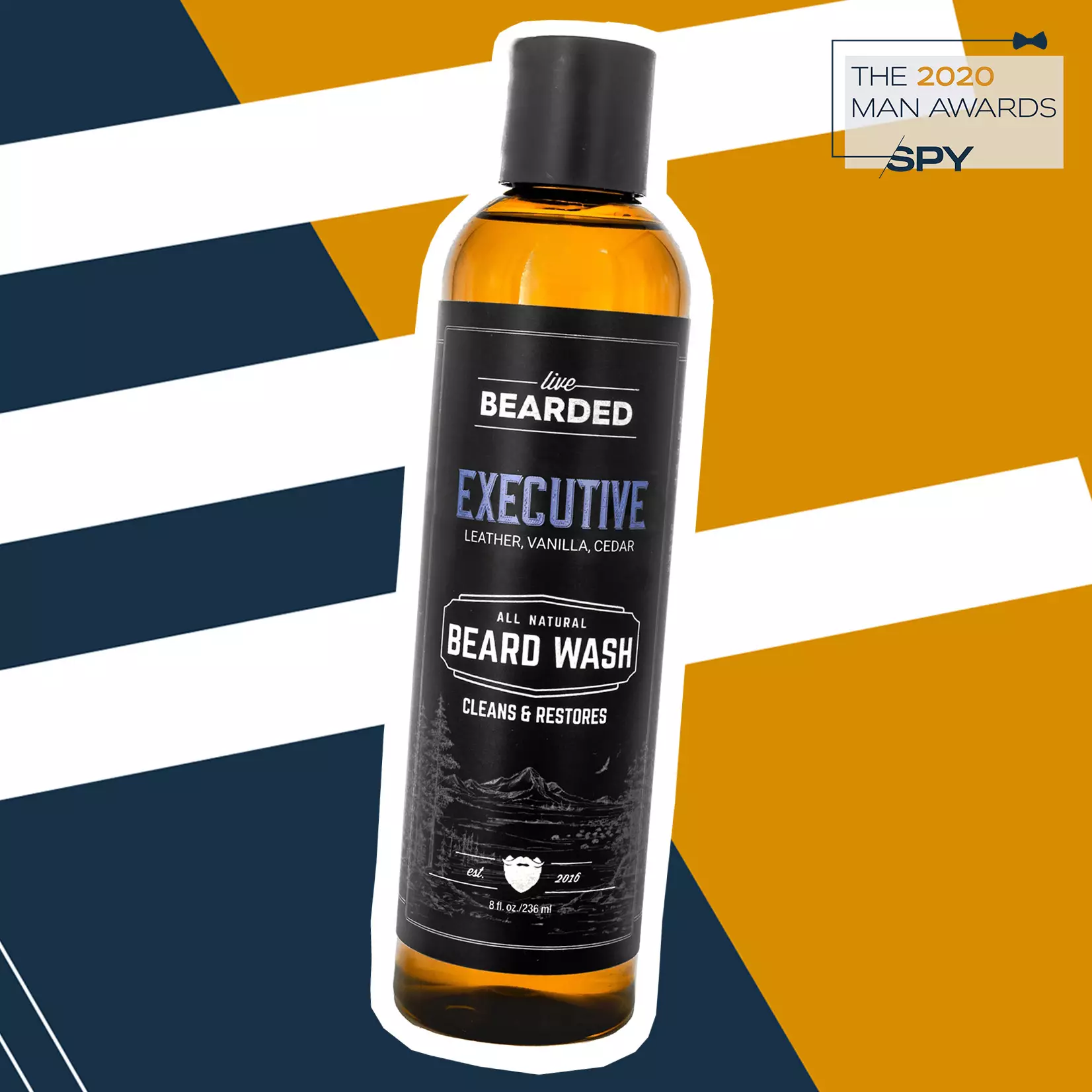 Live Bearded Beard Wash & Shampoo, beste baardversorgingsprodukte van 2020