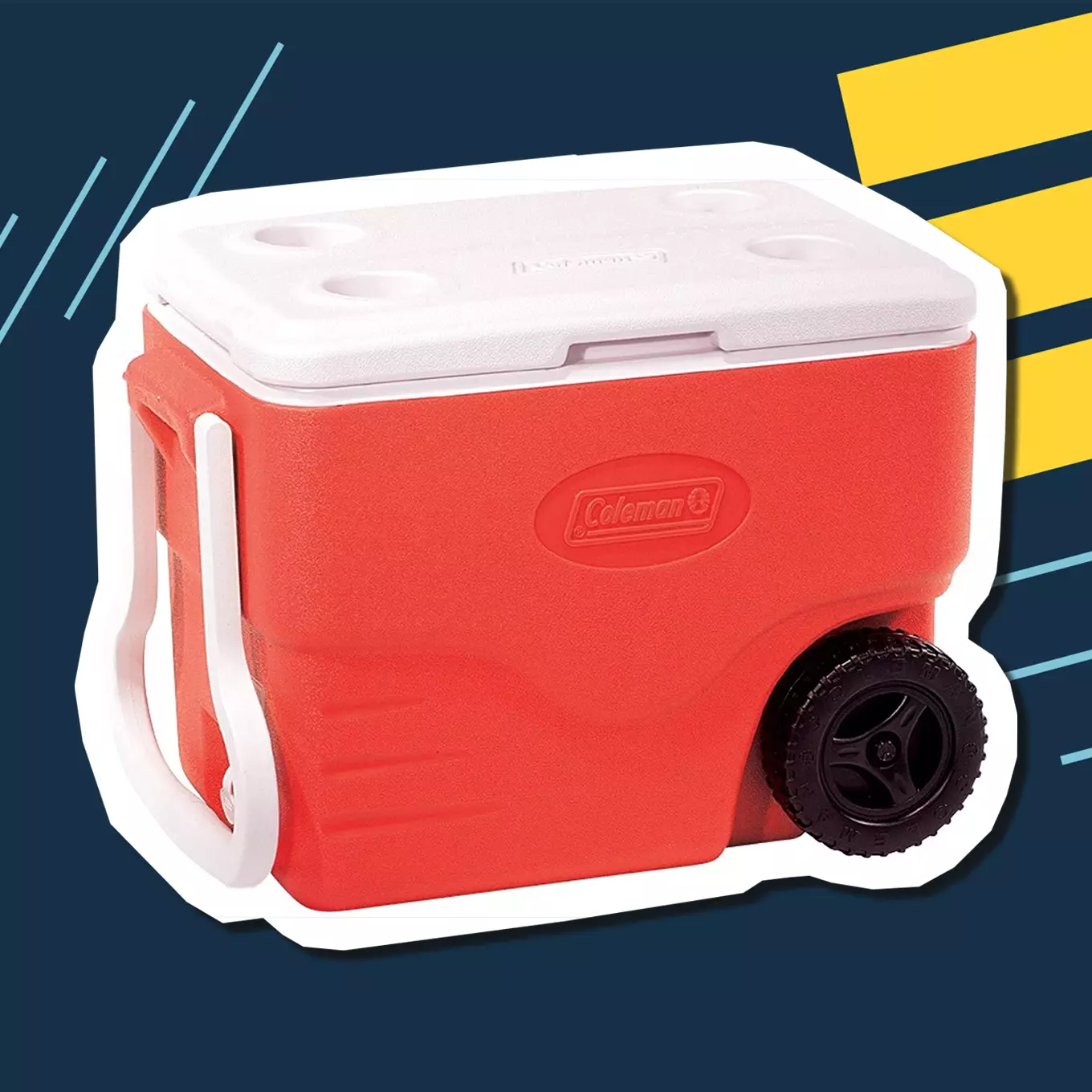 beste billige Kühlbox, Coleman 40-Quart Wheeled Cooler