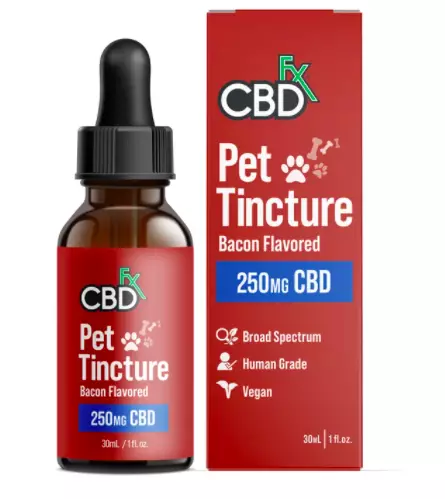 CBDfx Bekon Ətirli CBD Pet Tincture ev heyvanları üçün cbd