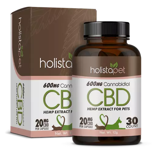 အိမ်မွေးတိရစ္ဆာန်များအတွက် Holistapet CBD Capsules