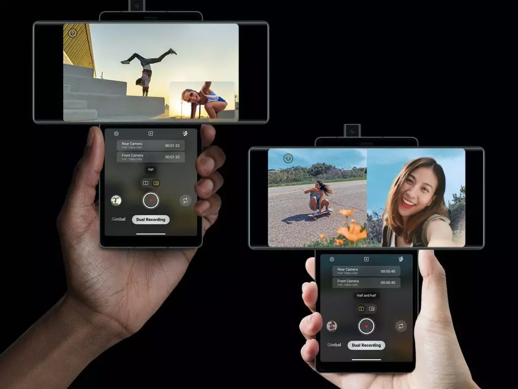 LG Wing Dual Screen Camera