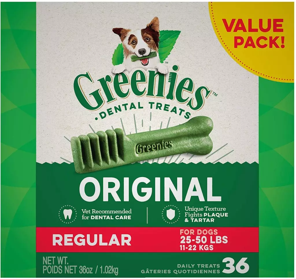 Žuvačky Greenies pre zdravie zubov