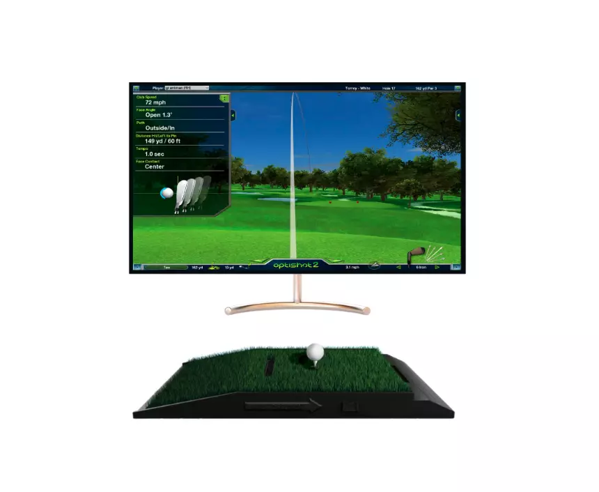 OptiShot2 golf simulagailuak, etxeko golf simulagailuak