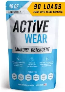 Active Wear Laundry Detergent, plej bonaj lavotaĵkapsuloj