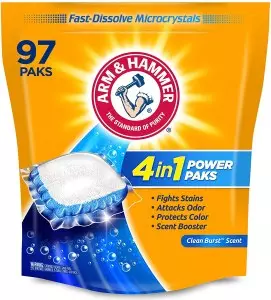 Arm & Hammer 4-ը-1-ում լվացքի պատյաններ