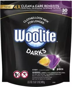 Woolite Darks Pacs, bästa tvättmedelskapslar