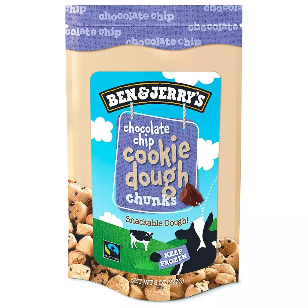 Ben & Jerry's Dough Chunks Шоколадово тесто за бисквити