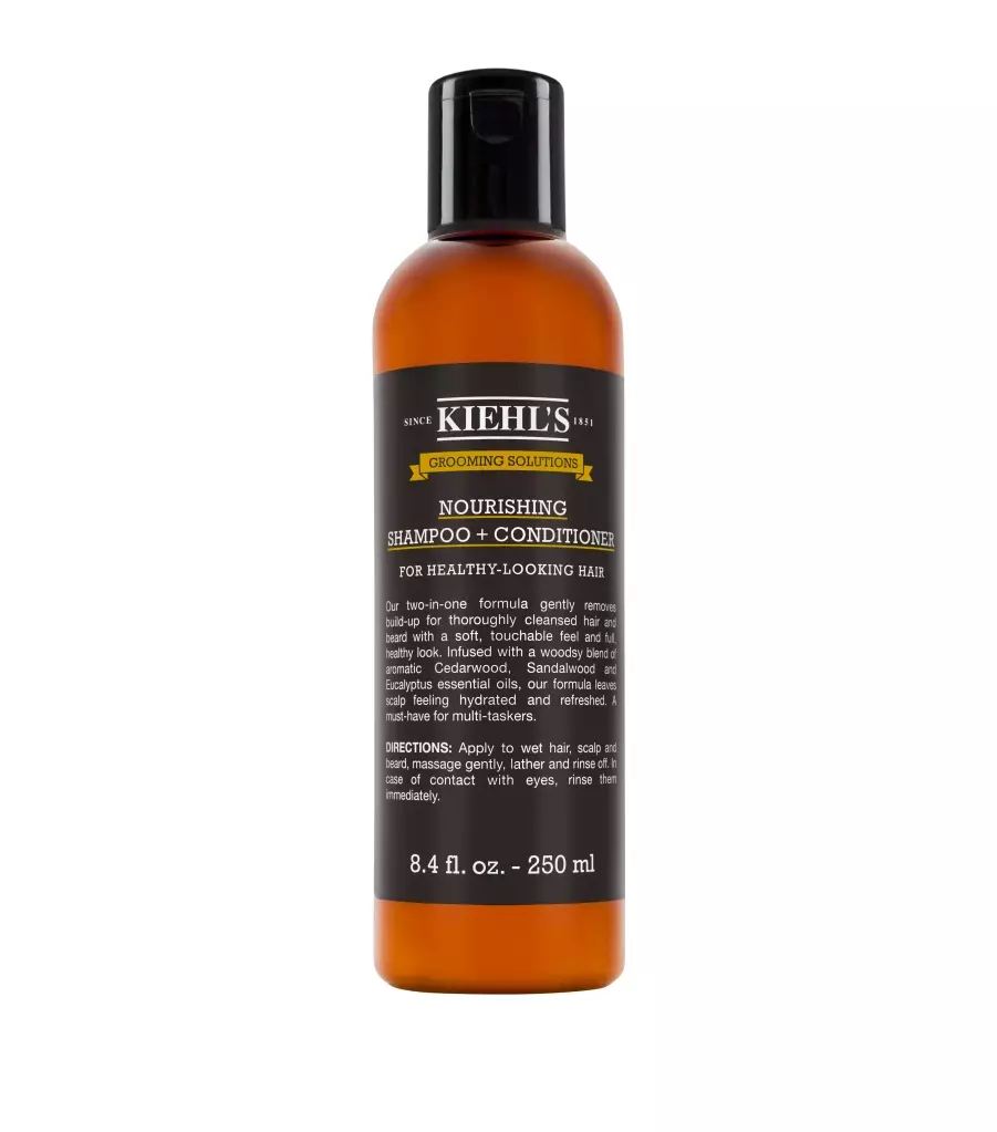 Shampoo + acondicionador nutritivos de Kiehl's Grooming Solutions, os mellores xampús naturais