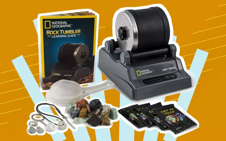 National Geographic's Hobby Rock Tumbler Kit