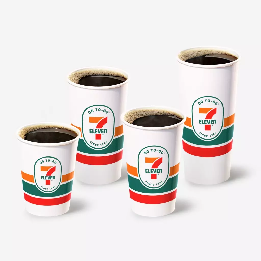 7eleven kofe stakanlari kofe narxlari