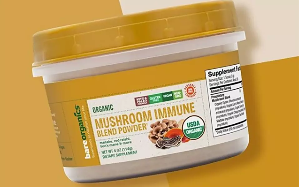 BareOrganics mushroom blend