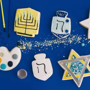 Ngjyrosni paketën e dekorimit të biskotave të lumtura Hanukkah My Cookie