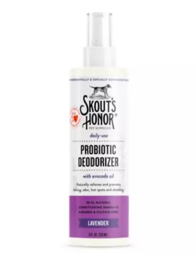 Skaut's Honor Probiotic Deodorizer Spray за кучиња од лаванда