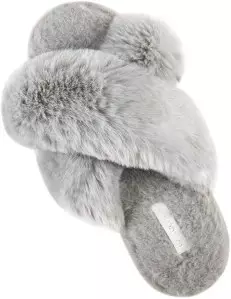 slippers plush lemes awéwé, kado Natal anggaran