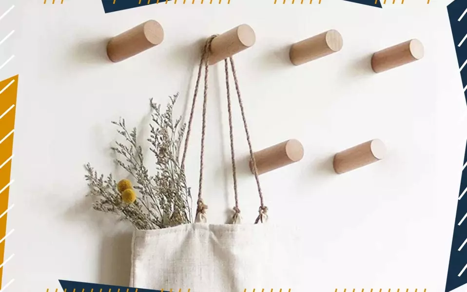 HomeDo Natural Wooden Coat Hooks