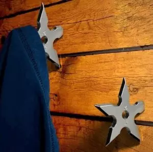 Ninja Darts Coat Hooks