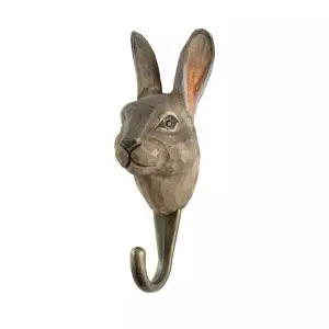 Letterfolk Wood-Yakavezwa Animal Wall Hook