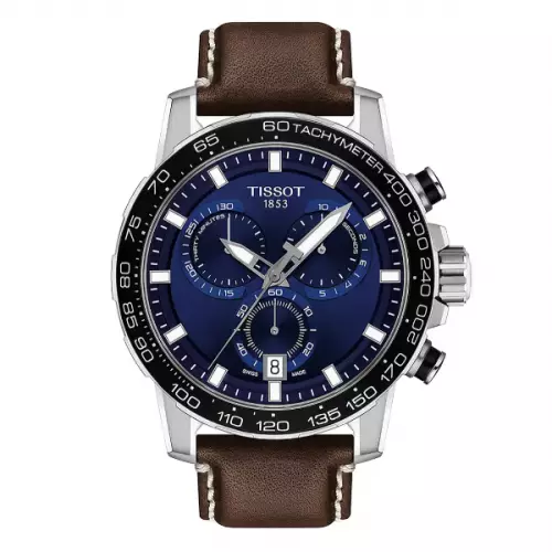 Tissot Supersport 블루 페이스 시계