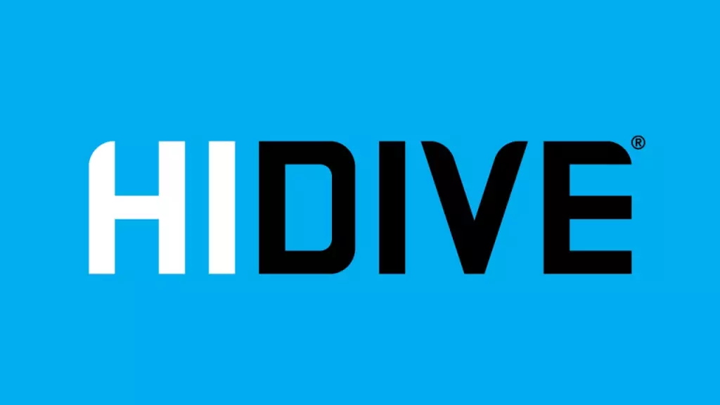 Logo HIDIVE, meilleur service de streaming d'anime