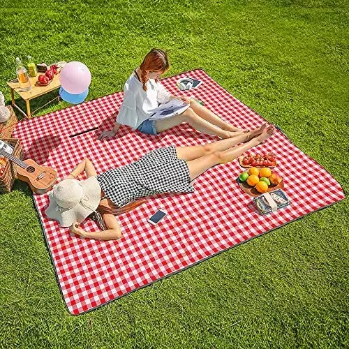 tre åsnor maskintvättbar picknickfilt