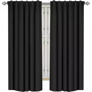 I-Utopia Bedding 2 Panel Blackout Curtains