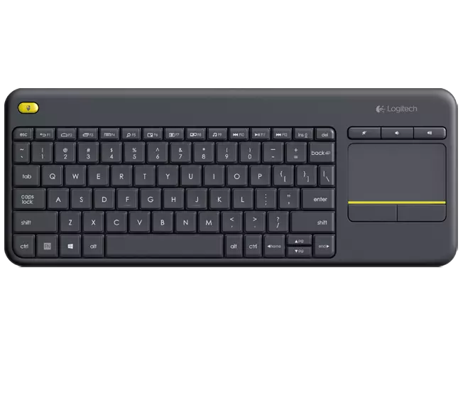 logitech वायरलेस टच कीबोर्ड K400 PLUS