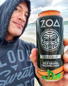 ZOA Energy Drink, Dwayne 'The Rock' Johnson Zvigadzirwa