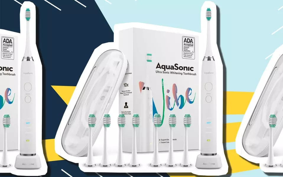 AquaSonic Vibe Series Ultra Whitening Toothbrush