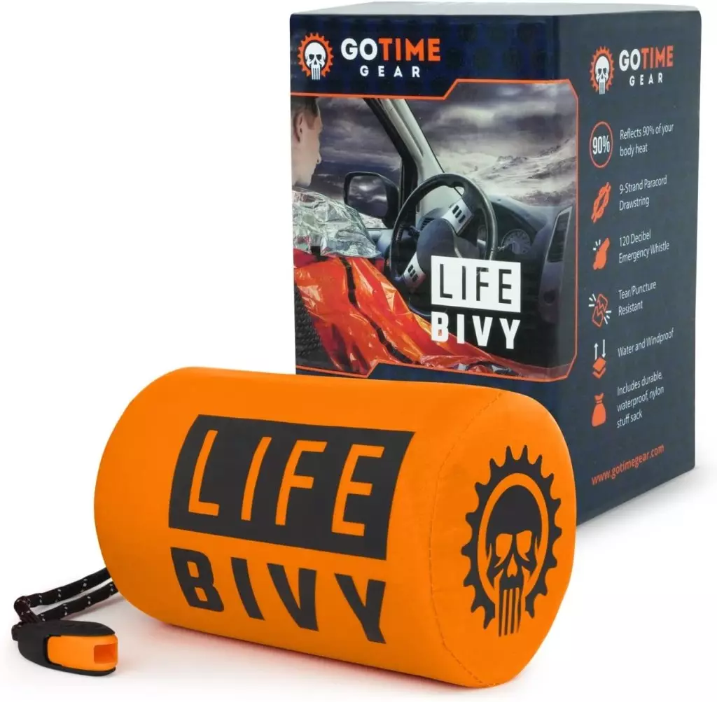 Sac de couchage d'urgence Go Time Gear Life Bivy