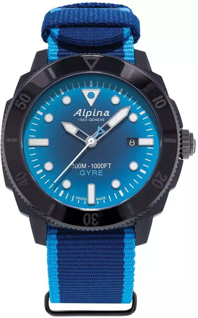 Alpina-재활용-플라스틱-스위스-자동-스포츠-시계