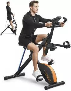 UREVO exercise bike, foldable exercise bikes