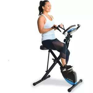 exerpeutic resistance bands bike, foldable exercise bikes