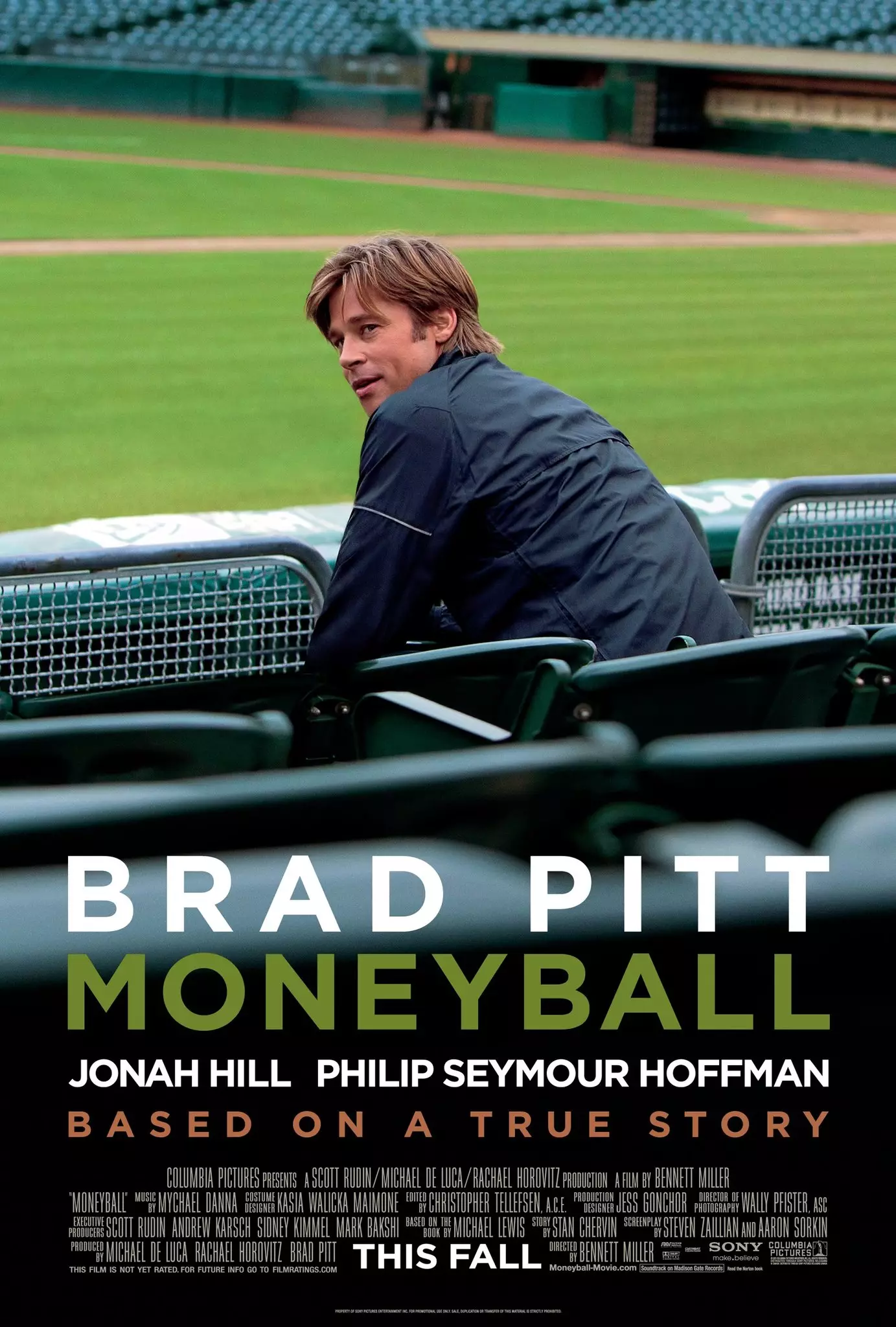 Posterê fîlmê Moneyball; baştirîn fîlmên baseball