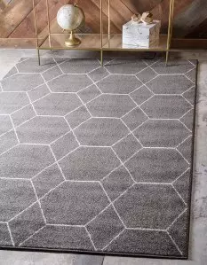 alfombra marroquí xeométrica de tear única