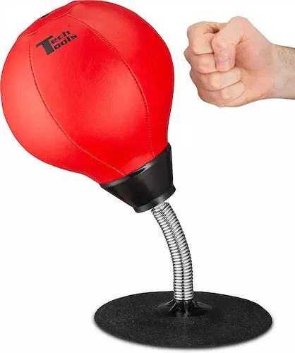 තාක්ෂණික මෙවලම් Stress Buster Desktop Punching Bag