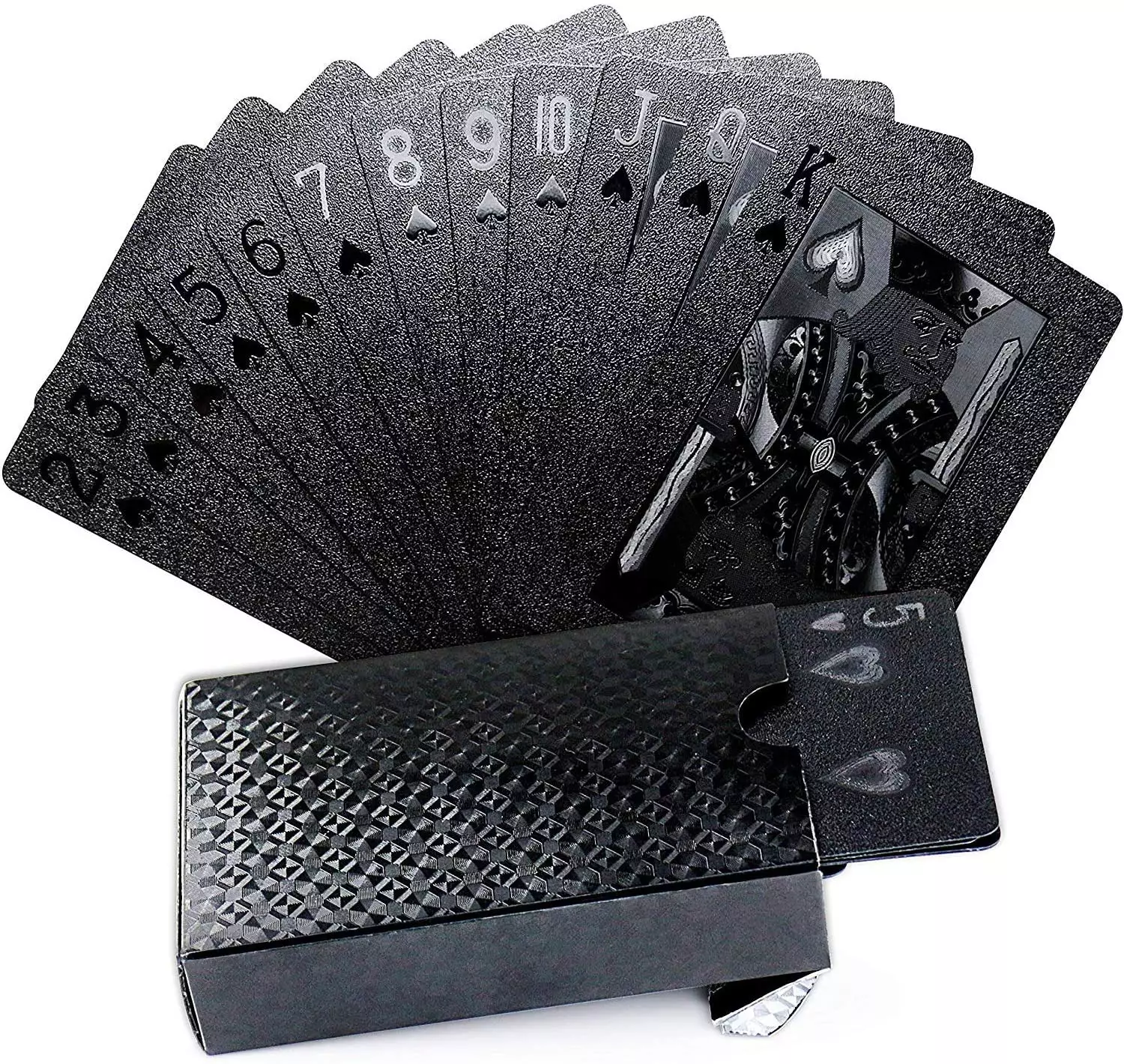 Joyoldelf Cool Black Foil Poker Spielkarten