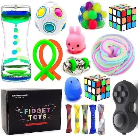 Сенсорні іграшки Fidget Toys Bundle, найкращі іграшки для стресу