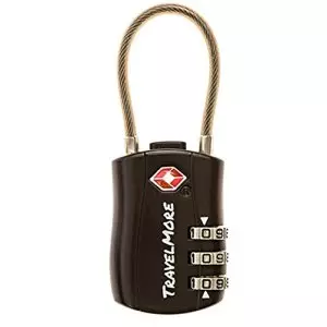 TSA Approved Travel Combination Cable Luggage Locks bakeng sa Lisutuk'heise