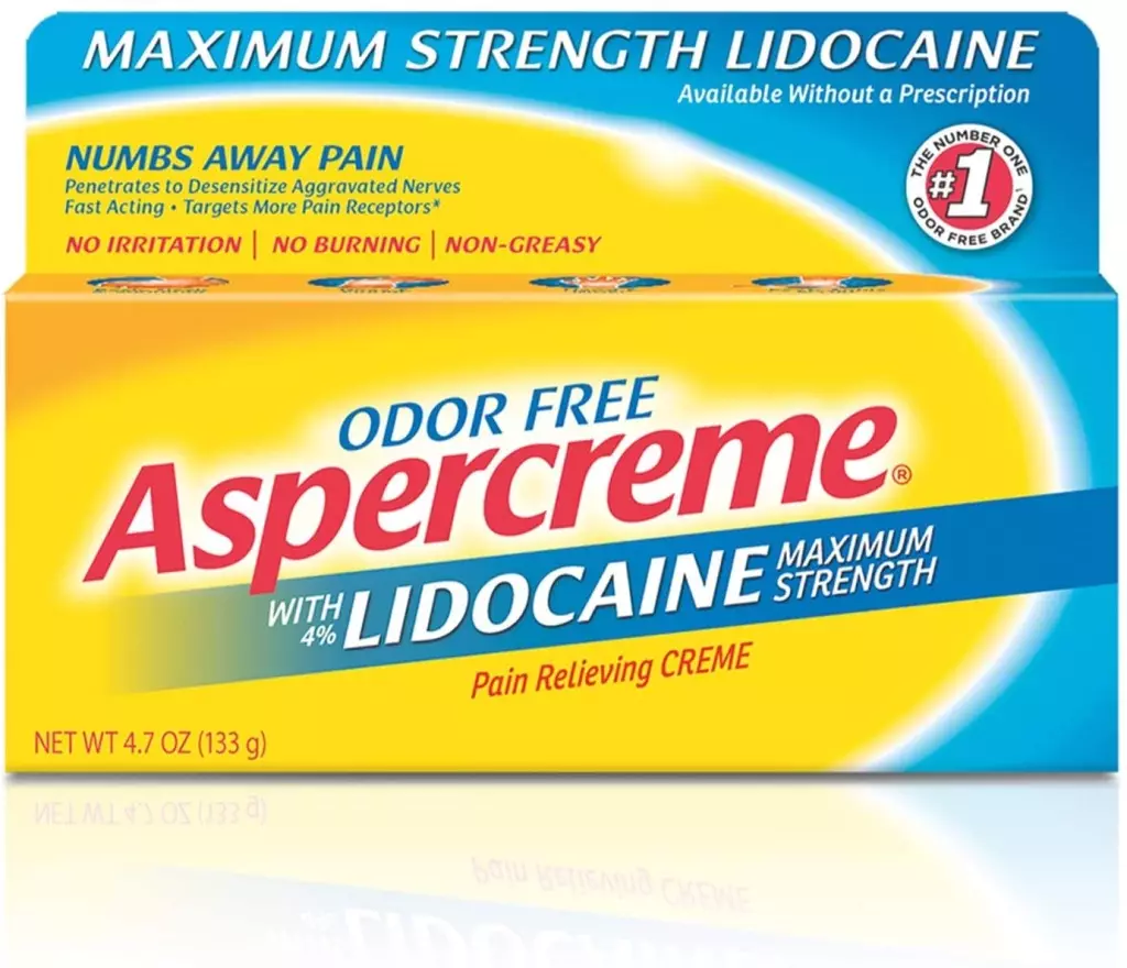 Aspercreme với Kem giảm đau Lidocaine Maximum Strength