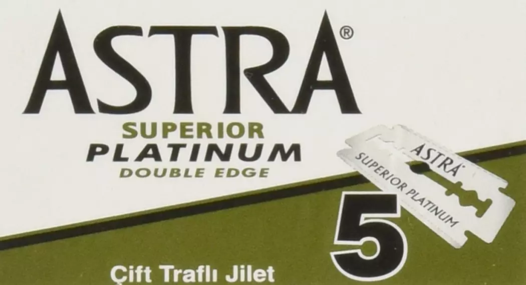 Astra platinum double edge safety razor blades, labing maayo nga safety razors